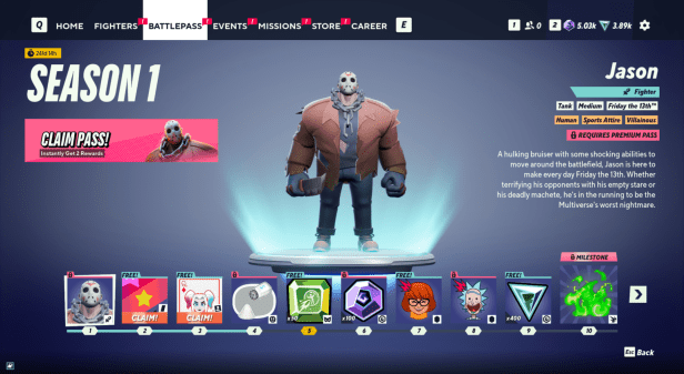 Returning to MultiVersus? Enjoy Season 1 Premium Battle Pass and Jason ...